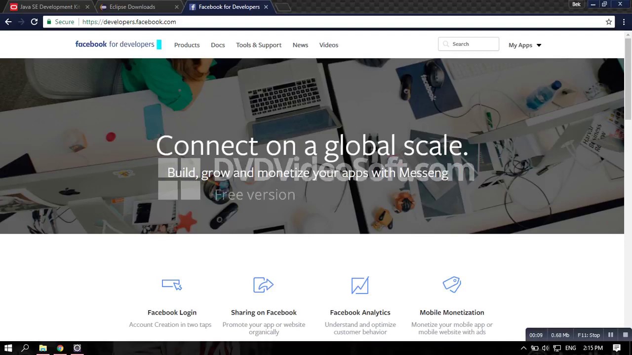Facebook API - Java (Setup Programs) PART 1