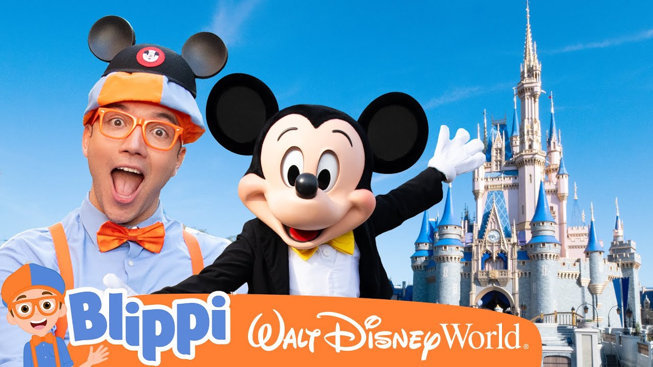 Blippi's Magical Walt Disney World Adventure (Supported by Disney!) | Educational Videos for Kids