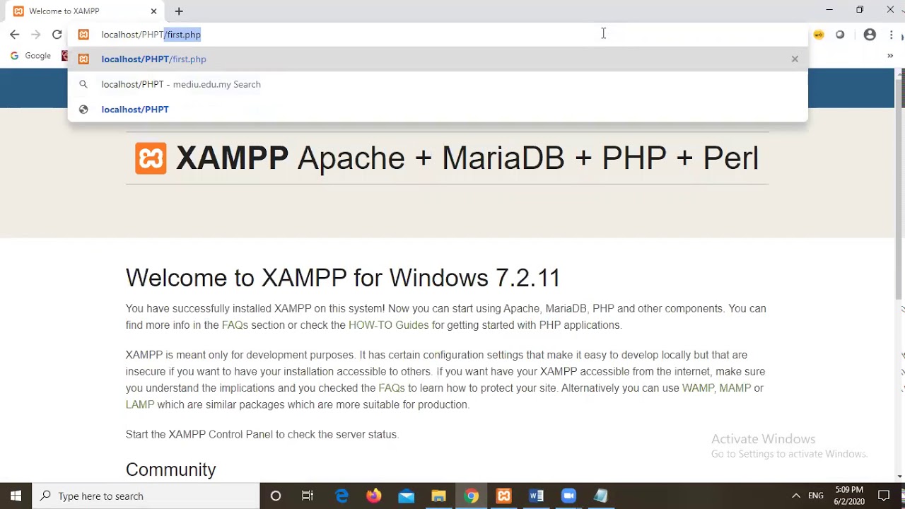 PHP Variables and Data types example programs
