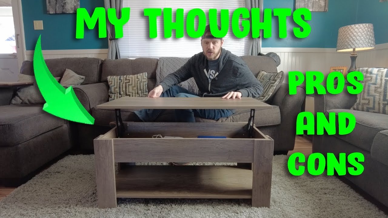 Yaheetech Lift Top Coffee Table Review