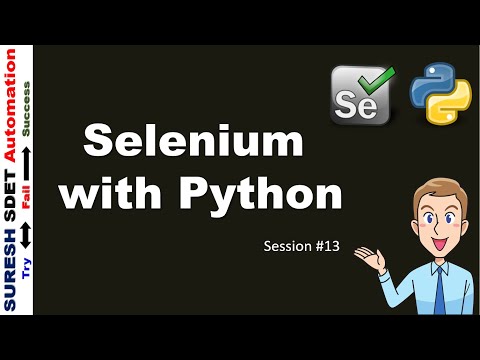 #13 Selenium With Python | How to automate the TagName in webpage/DOM |