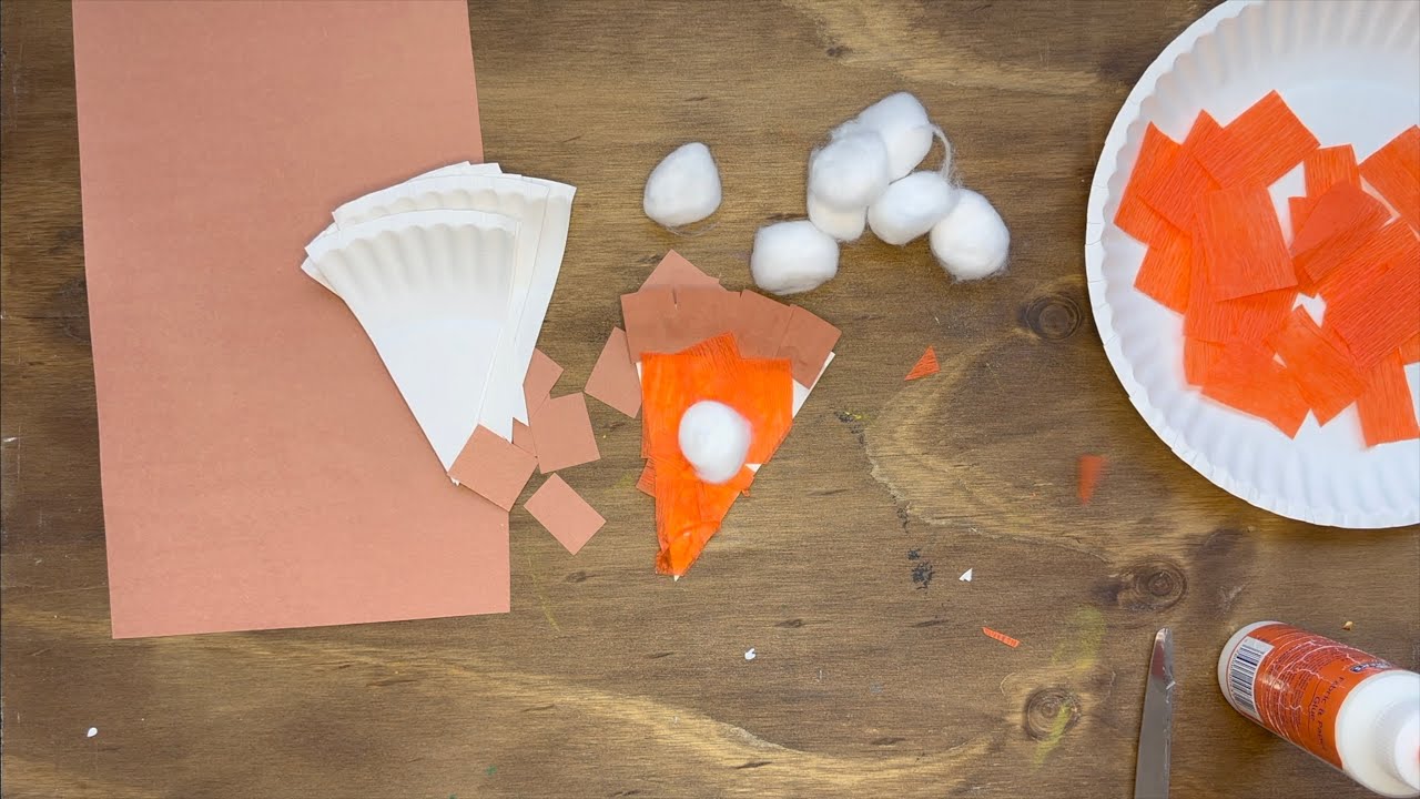 Quick and Fun Paper Plate Pumpkin Pie Craft for Kids