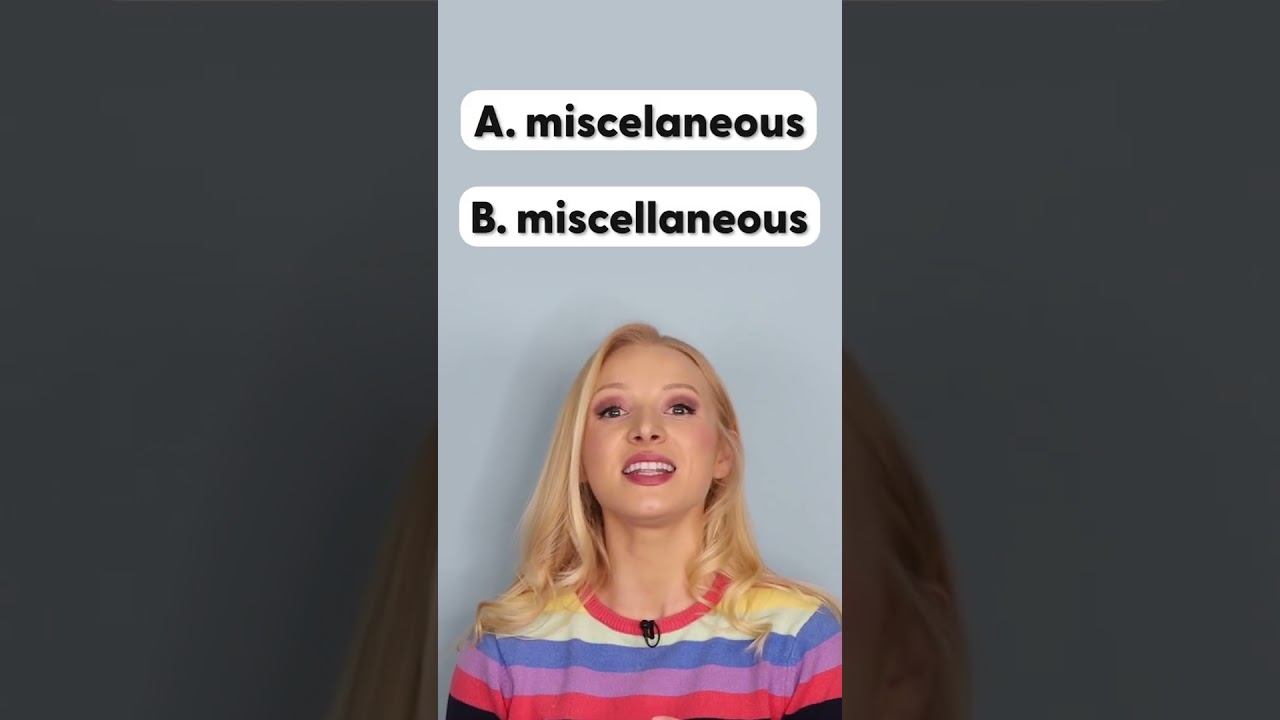 Can you get 5/5 in this SUPER HARD spelling test?