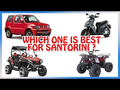 Santorini : WHAT VEHICLE should you rent ? [Car / ATV / Buggy / Moped]