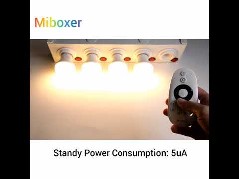 How FUT007(4 Zone CCT Remote Controller) Woring with led smart lights?