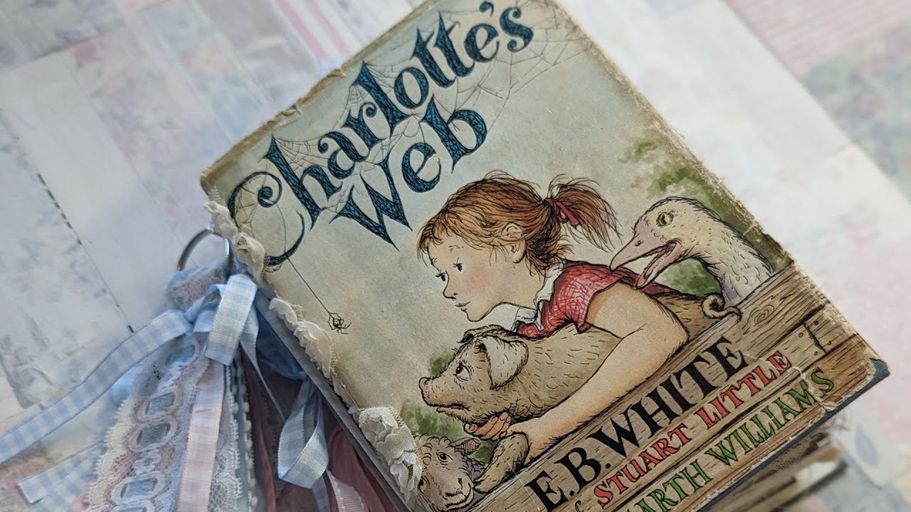 Charlotte's Web Handmade Junk Journal Flip Through