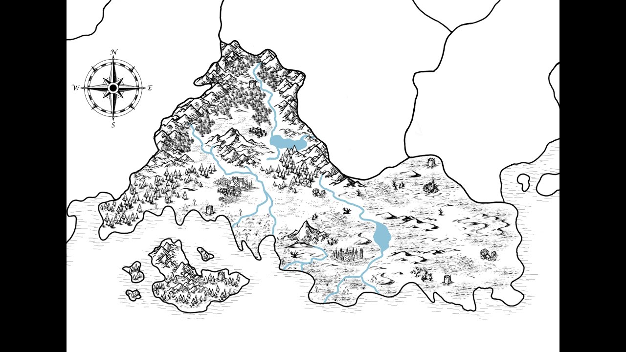 Fantasy Map Speed Paint - Raalus
