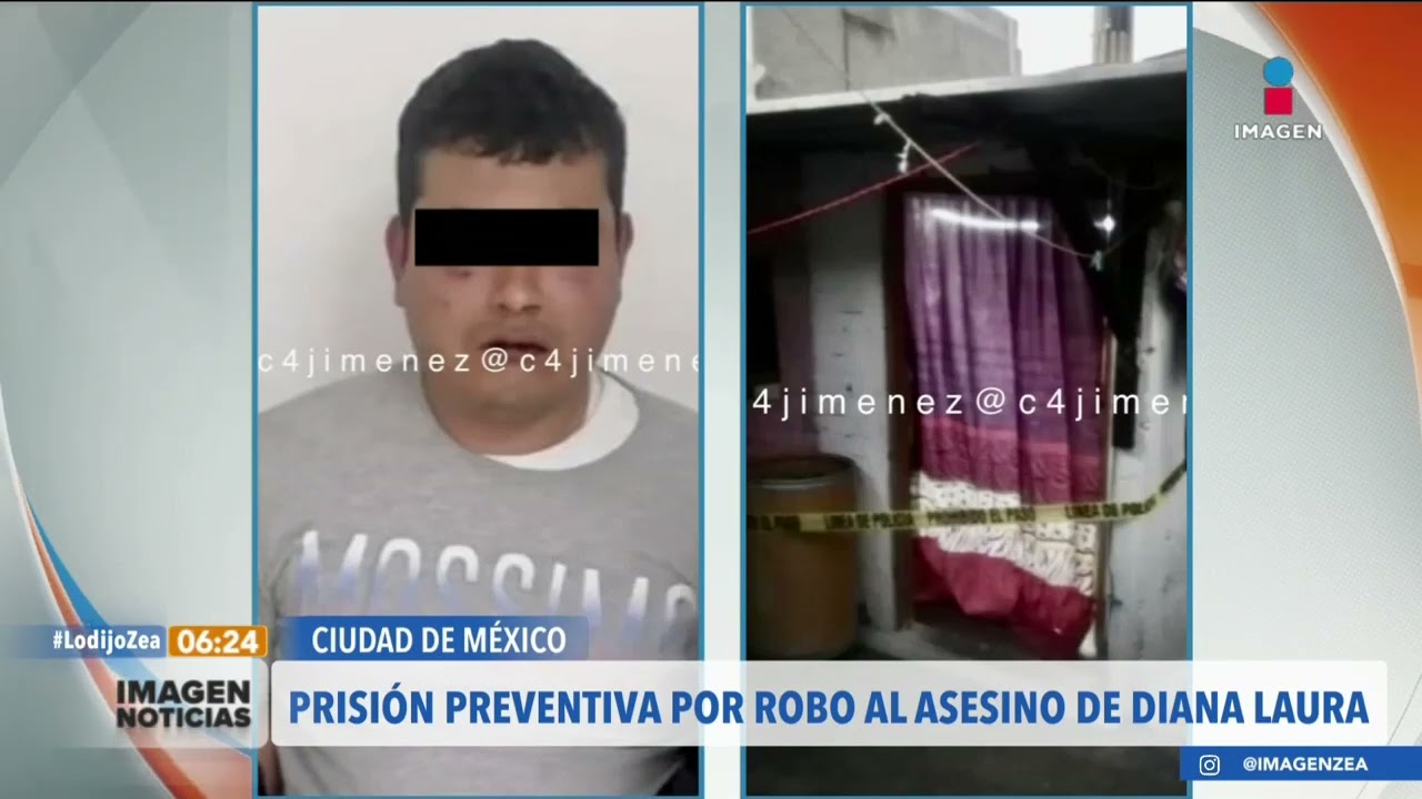 Dan prisión preventiva por robo al presunto feminicida de Diana Laura | Noticias con Francisco Zea