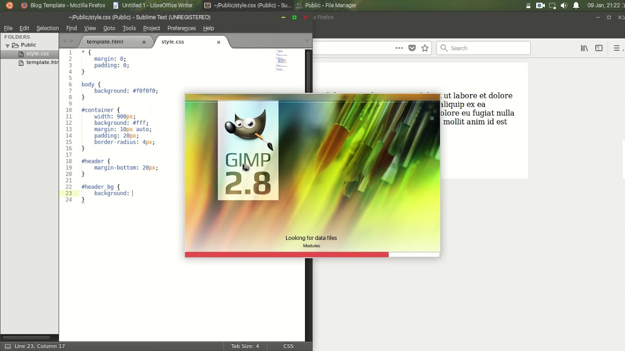 Create Blog Template Using Native HTML and CSS (Without CSS Framework)