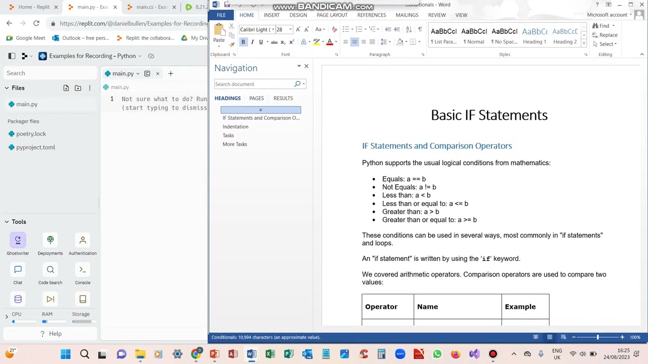 Flowchart Conditional Task   Python