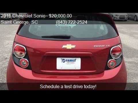 2016 Chevrolet Sonic LT Auto 4dr Hatchback w/1SD for sale in