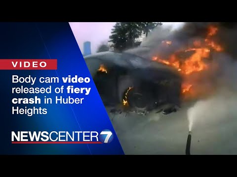 Body cam video released of fiery crash in Huber Heights | WHIO-TV