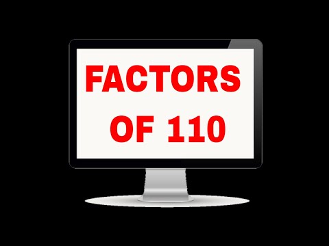 Factors of 110