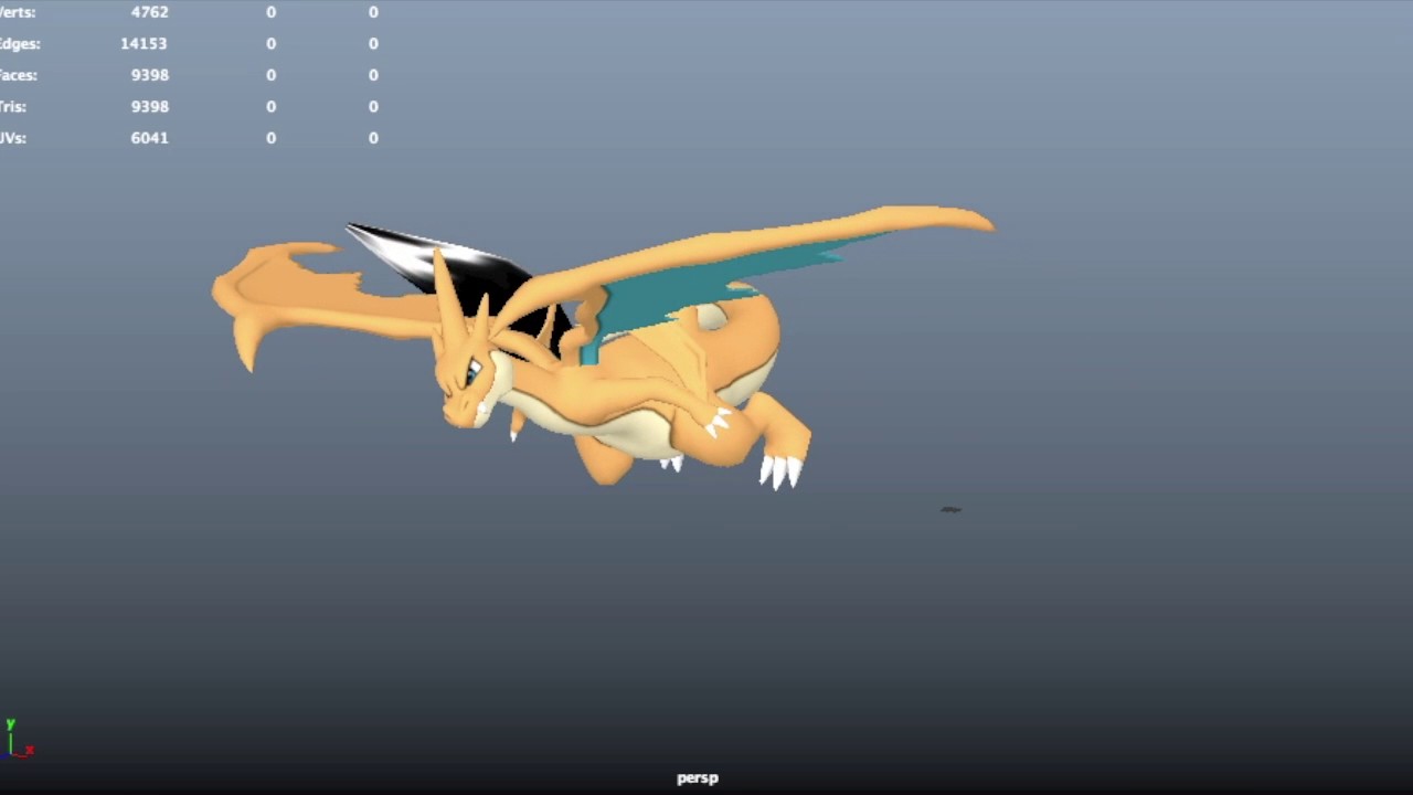 Mega Charizard Y Flight Animation
