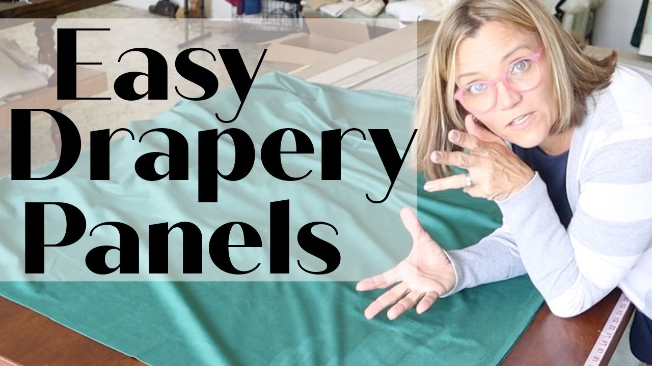 How to make a basic lined drapery panel/curtain.