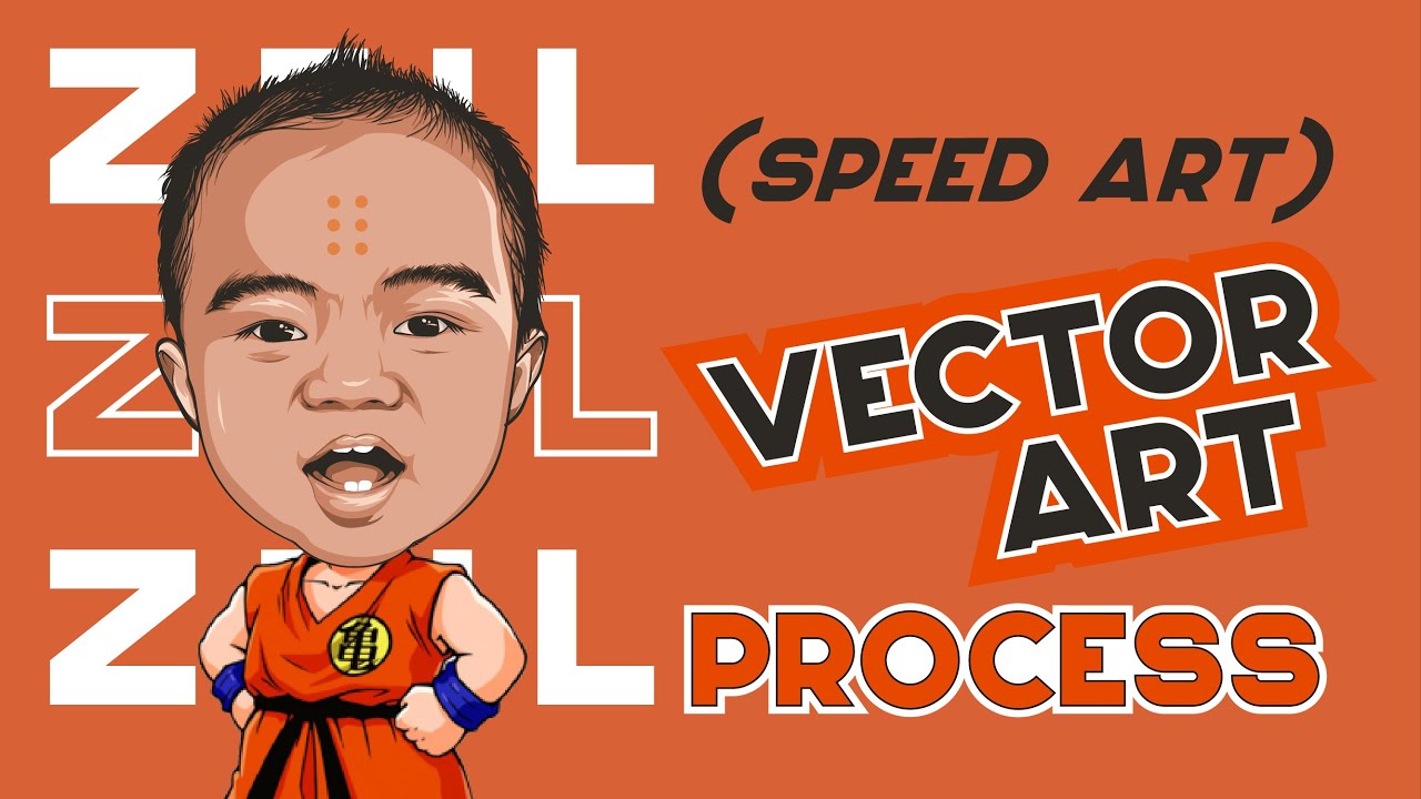 ZEIL [SPEED-ART] Baby face - Vector Art Process #2