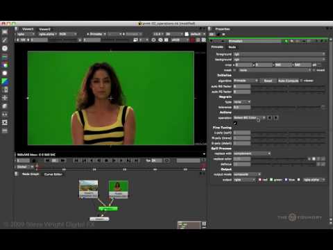 Nuke; Basic Workflows; Primatte - Part 1 Video Lecture - Create Visual Effects with Nuke ...