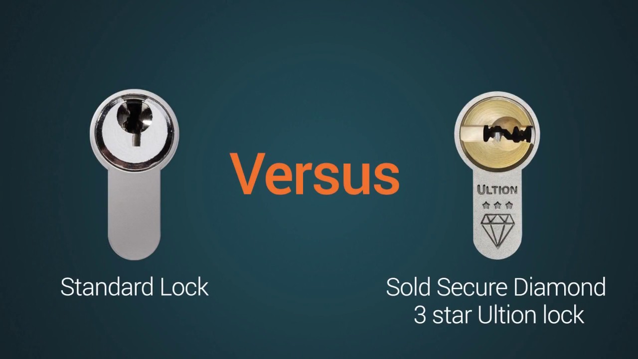 ULTION LOCK: Standard cylinder lock V's Ultion Lock