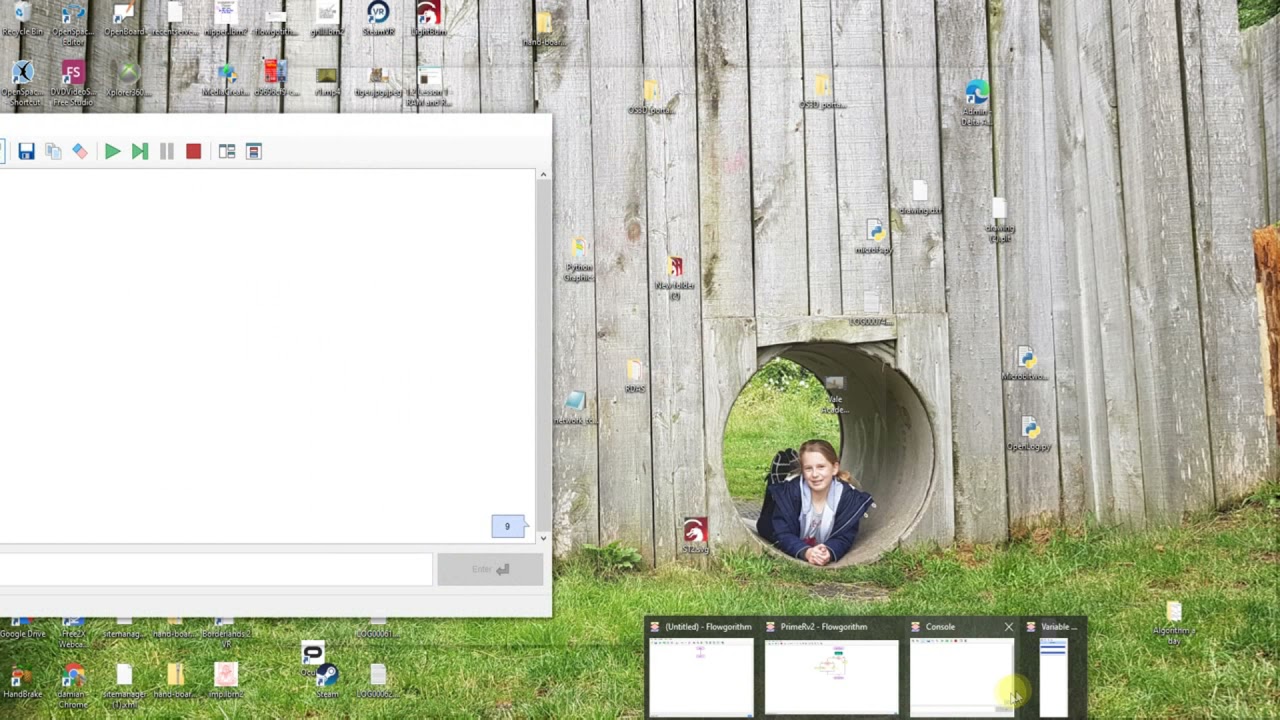 Flowgorithm - Prime Using Recursion