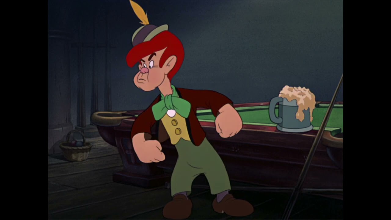 Pinocchio(1940) - Lampwick Transformation Into A Donkeys