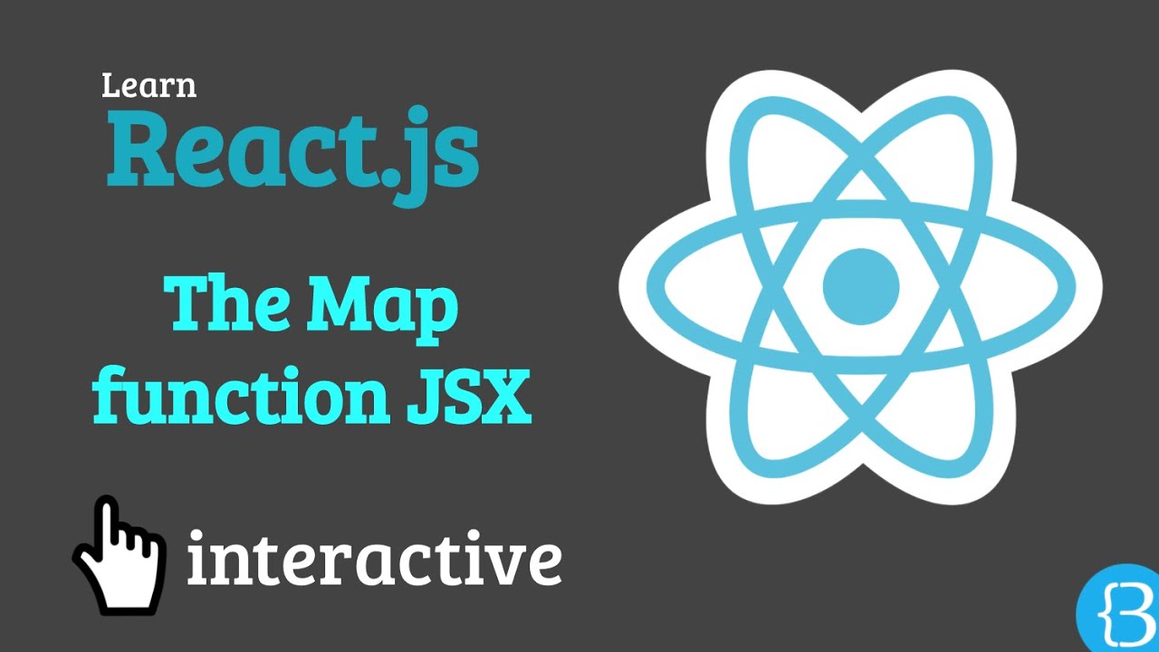 02 Using the map function an array in JSX React js to HTML - React js Interactive Tutorial Exercises