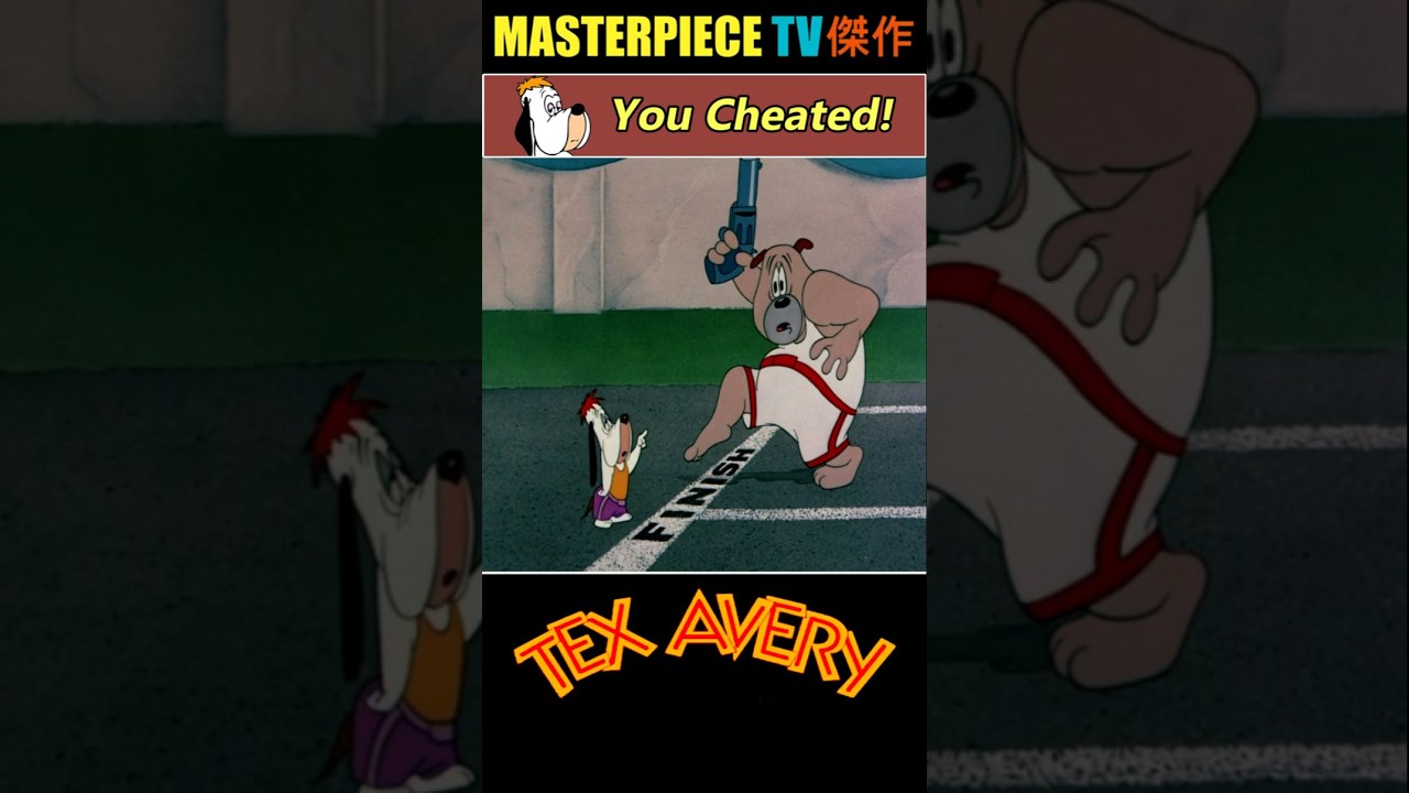 100-Yard Dash: Droopy vs. Spike 🏃 | The Chump Champ (1950) [Tex Avery] ᴴᴰ