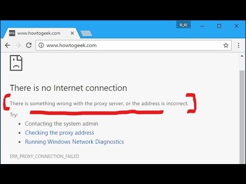 Fix Proxy Problem "There Is Something Wrong With Proxy Server Or Address Is Incorrect" Working.