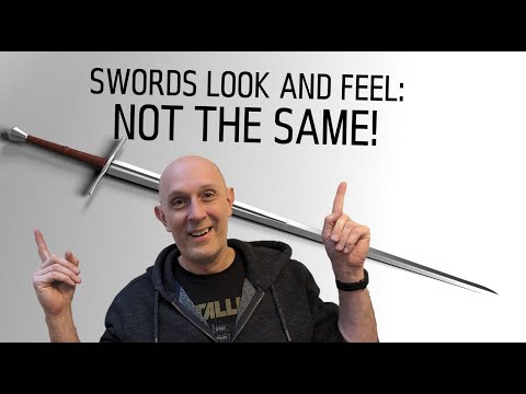 APPEARANCE VS FEEL: with SWORDS often very different things
