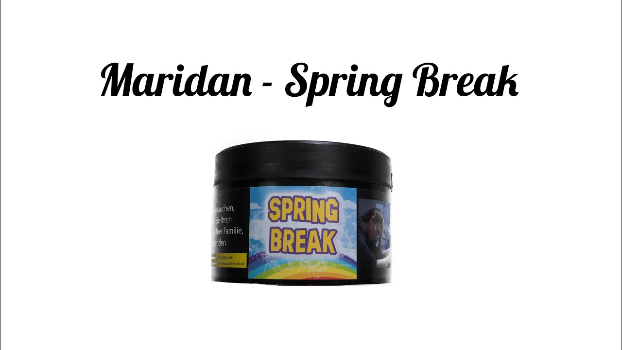 Maridan - Spring Break - hookah flavor review