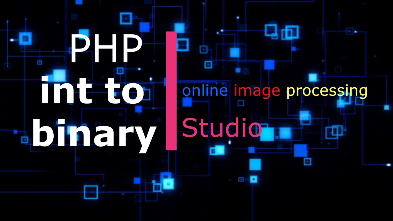 How to convert integer to binary in php