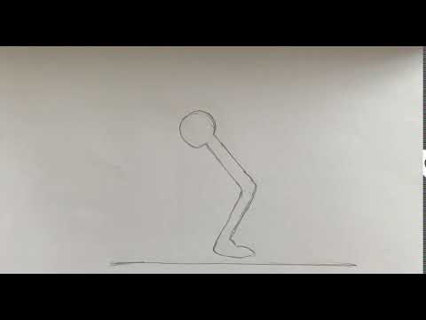 Lightbox Animation: Leg bend exercise – Nadine's Animation Work