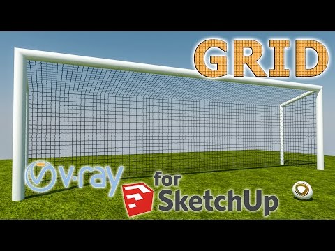Learn to grid materials with v-ray for Sketchup – Sketchup World