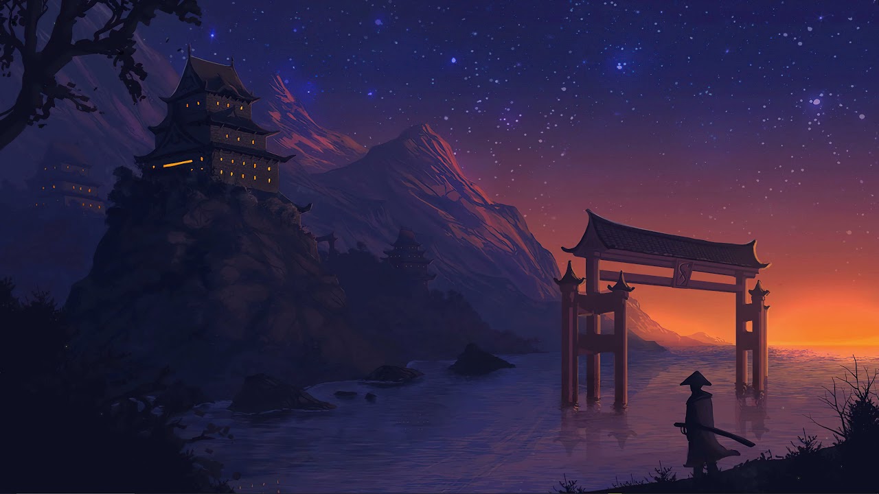 [Wallpaper Engine] Samurai at sunset