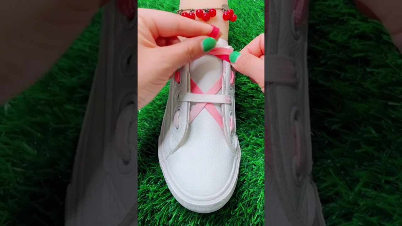 Lace pattern tying method 21