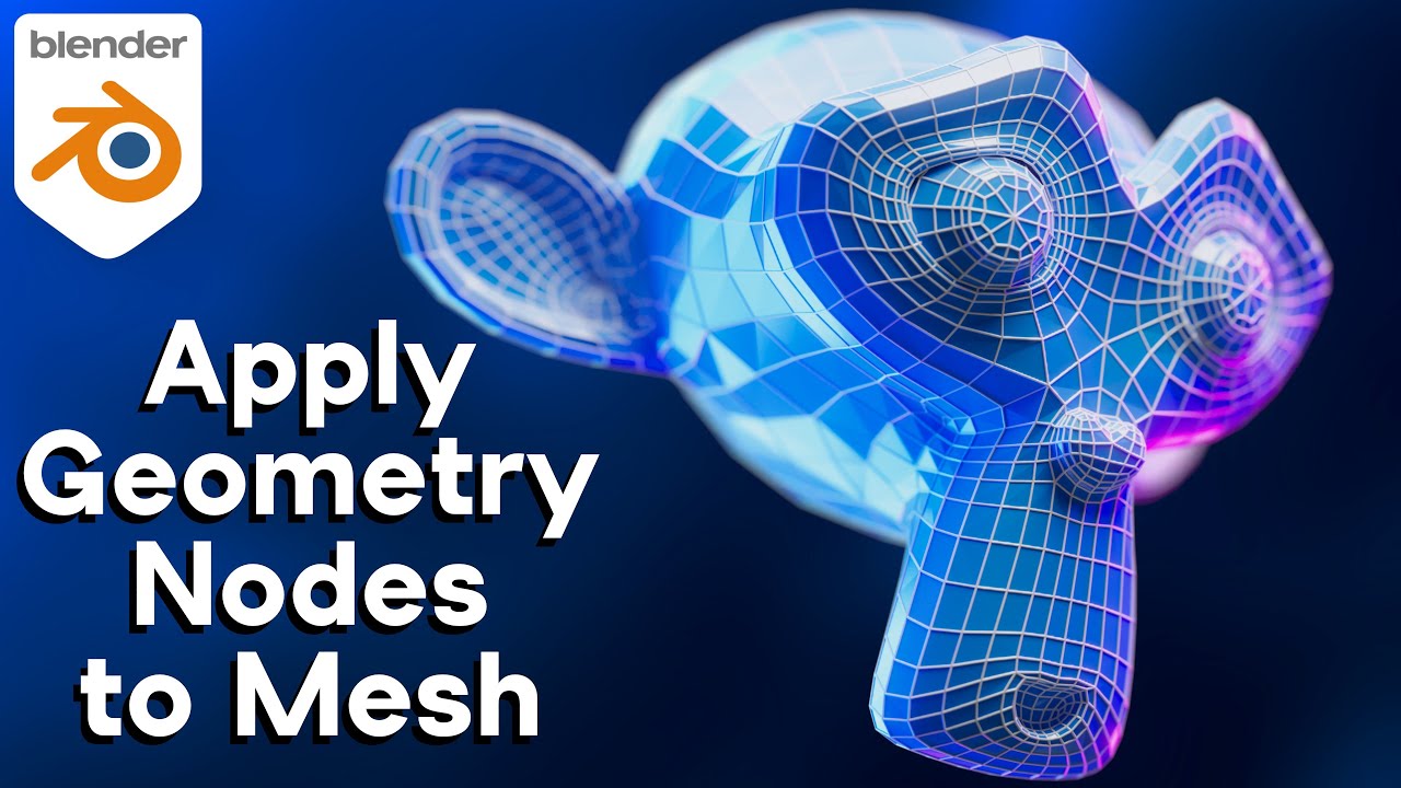 How to Apply Geometry Nodes to Mesh (Blender Tutorial)