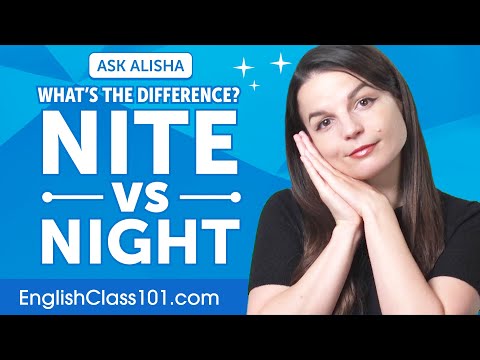 Nite vs Night: Which is Correct? | English Grammar for Beginners