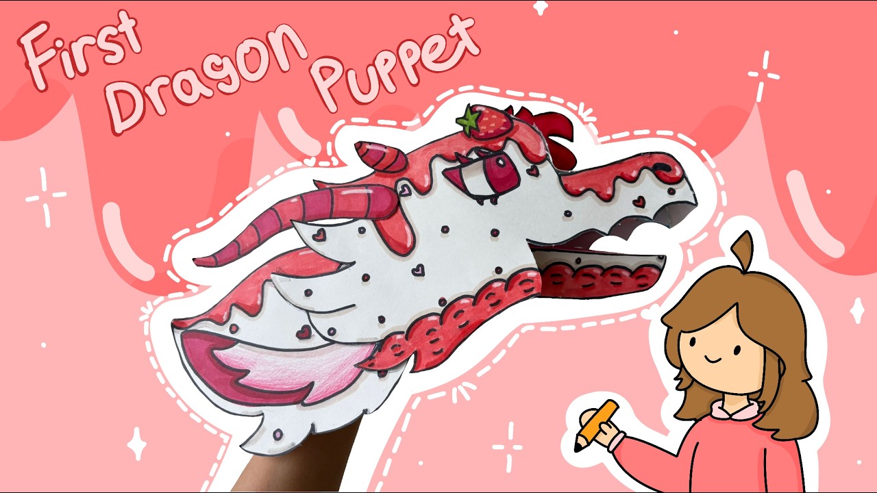 I made a dragon puppet with no experience