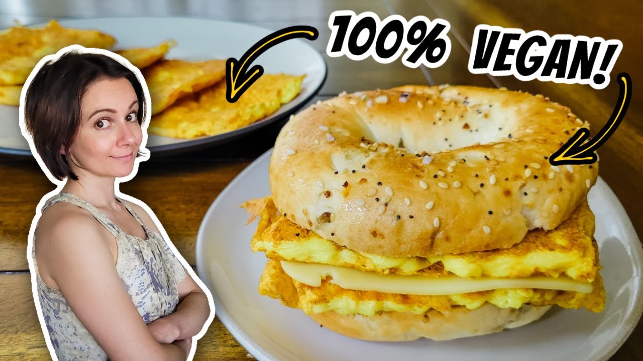 The PERFECT Vegan Fried Eggs for Breakfast Meal Prep (with Just Egg!)