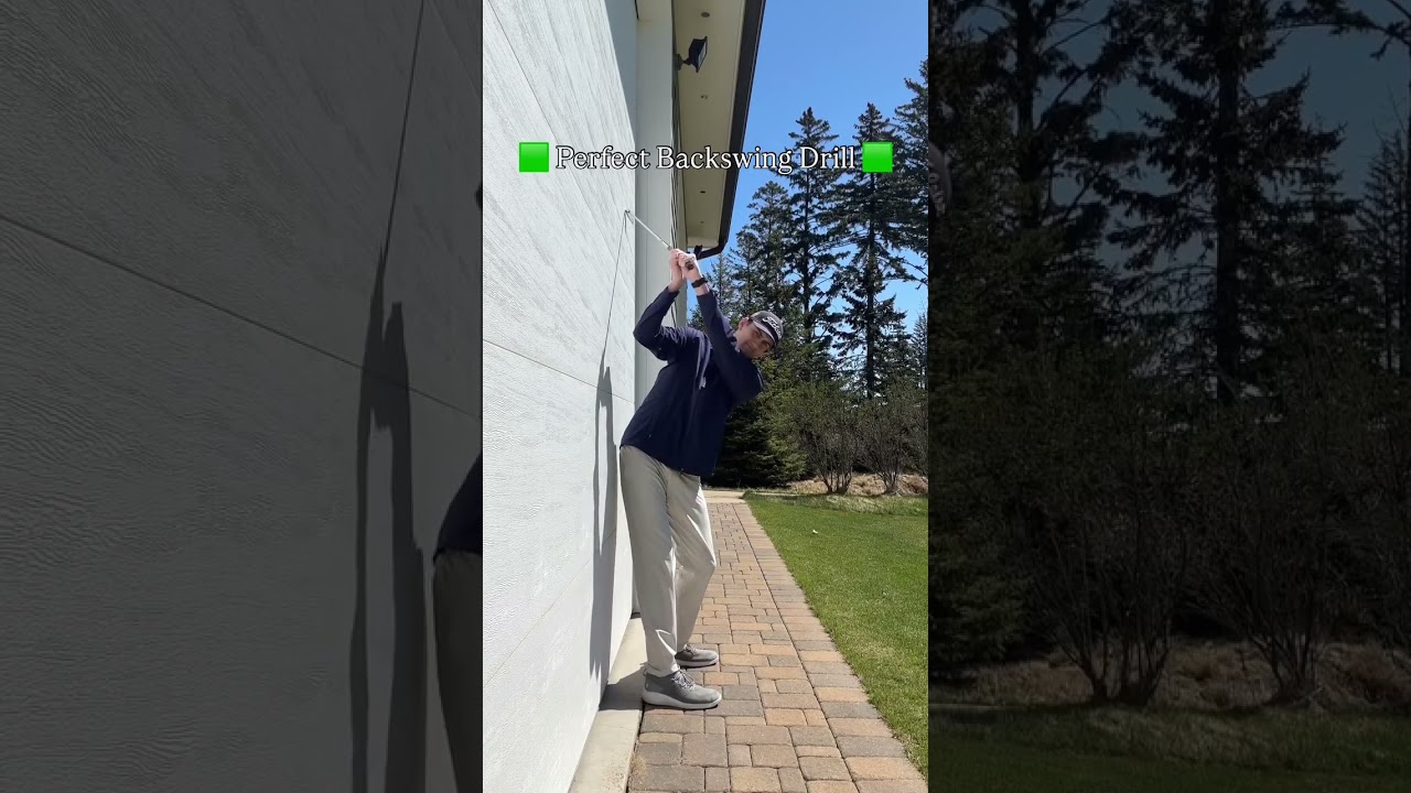 Perfect your backswing with a simple drill! ✅ A common mistake I see from amateur golfers is