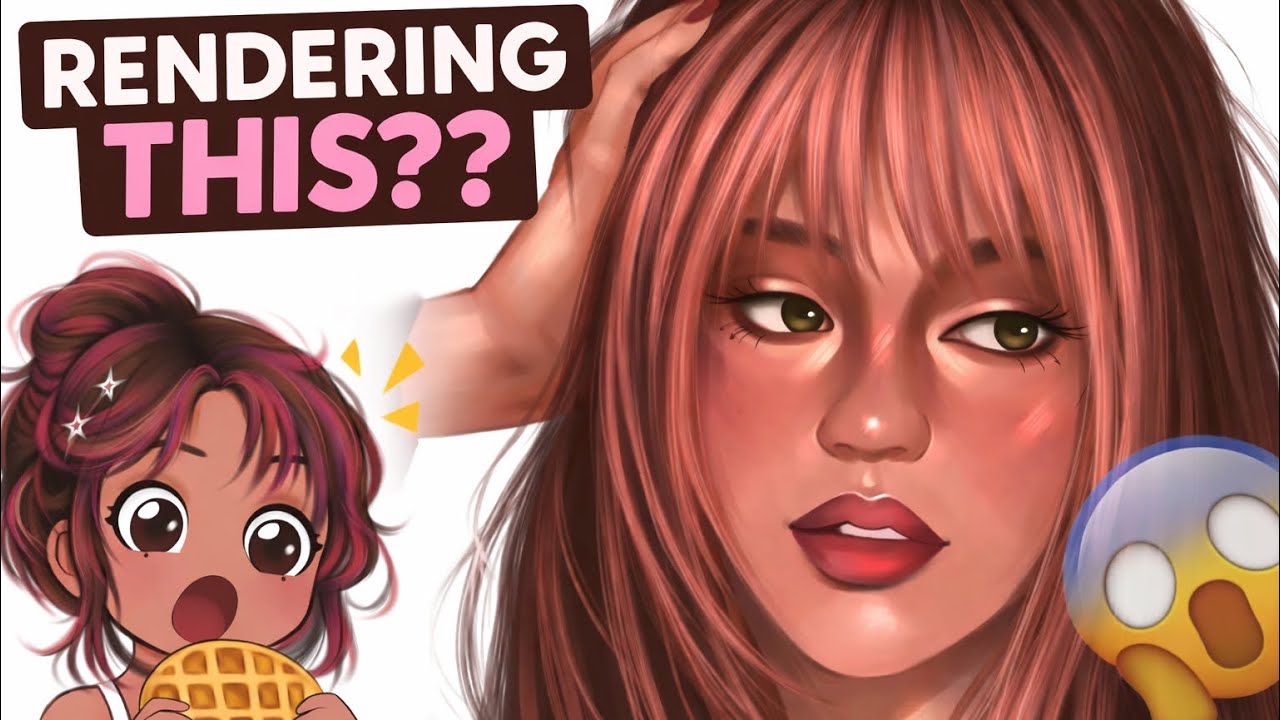 How I Render Skin in IbisPaint X (Step-by-Step)‼️ KATSEYE Megan