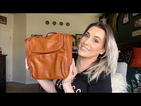 BAGSMART Toiletry Bag, Travel Leather Dopp Kit Review