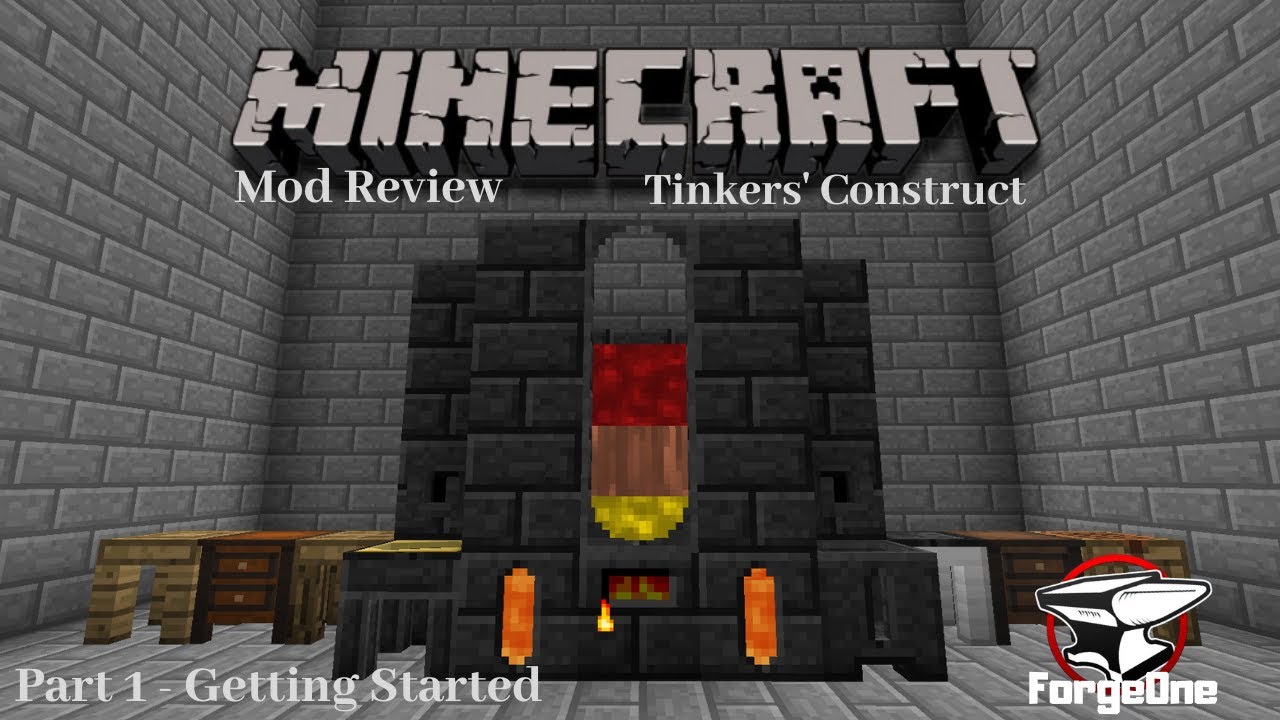 Tinkers' Construct - Part 1 - Getting Started - Minecraft Mod Review (1.12.2)
