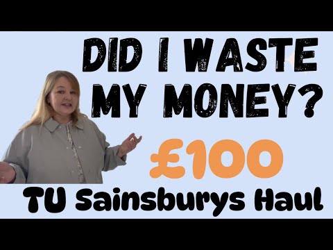 Tu @ Sainsburys PLUS SIZE haul & try on £100 supermarket challenge PT3 #sainsburys #over50lifestyle