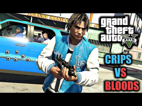 Gta5 blood vs crips