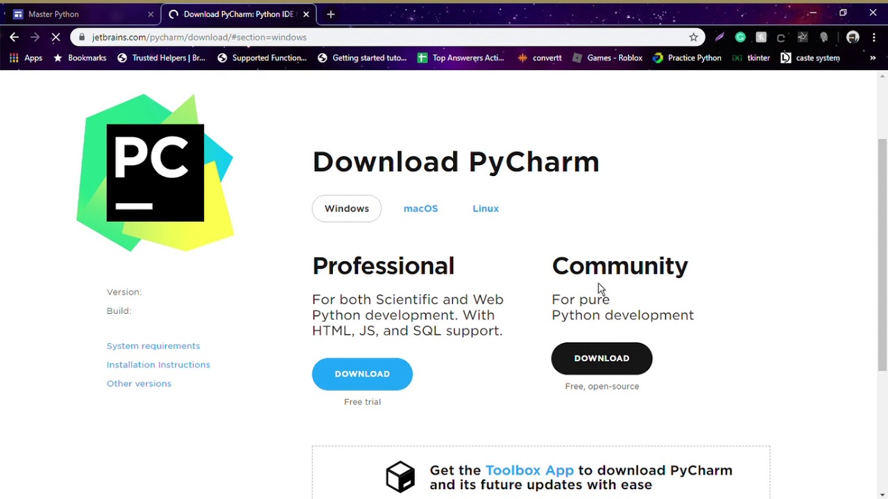 Python tutorial #1 - Install Python