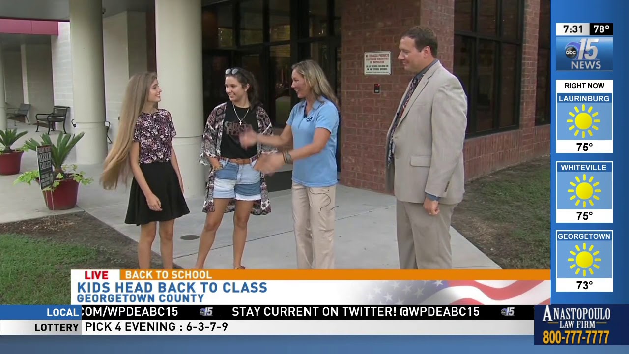 Amanda Live for Back to School at Waccamaw High School