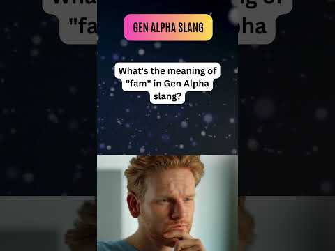 "Fam" - What Does This Term Mean in Gen Alpha Slang? #triviaparty #funtrivia #genalpha #quiz #slang