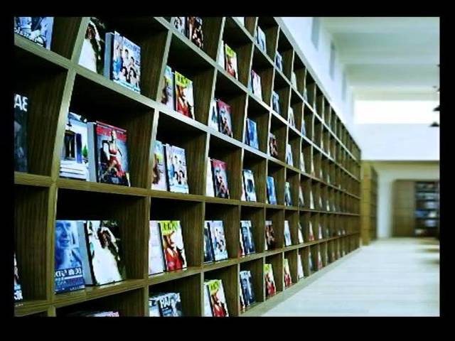 Library Reading Room Scene 3D Model - FlatPyramid