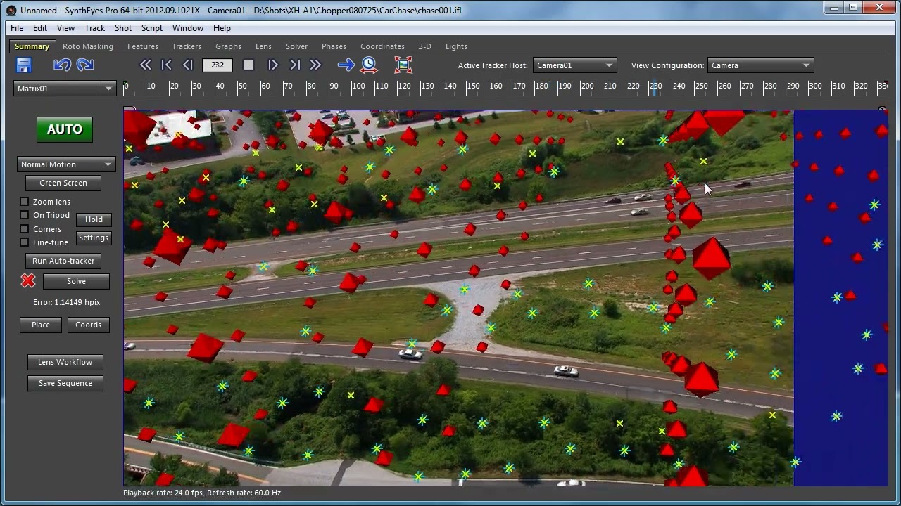 Using the Matrix Object in SynthEyes | Boris FX