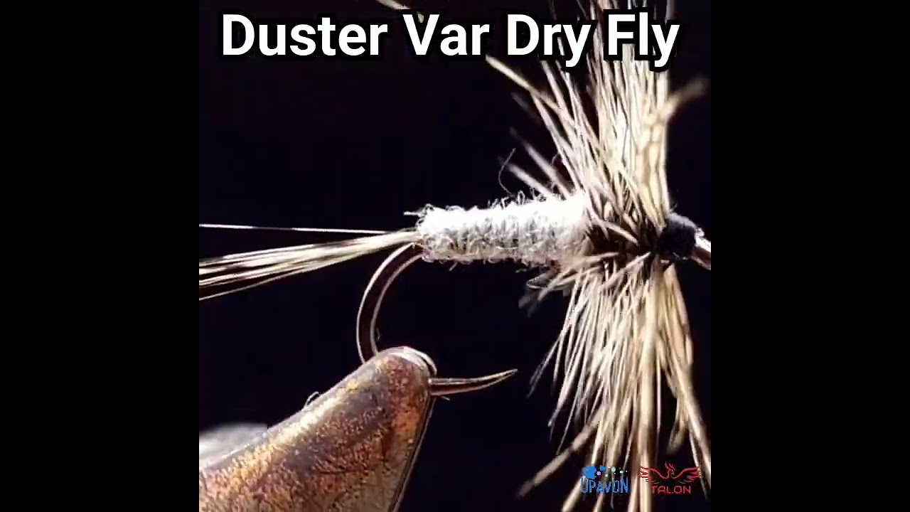 Grey Duster Variant Dry Fly #flytying #flyfishing